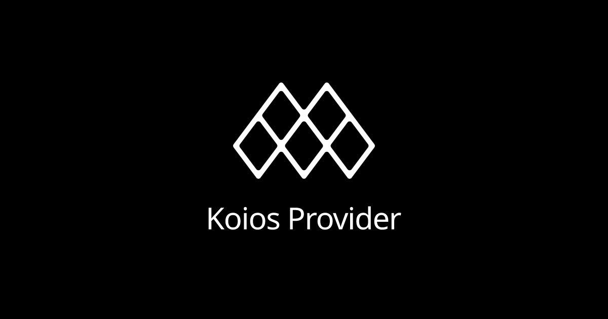 Koios Provider - Mesh JS