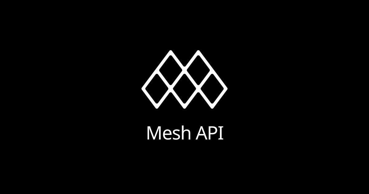 Mesh API - Mesh JS